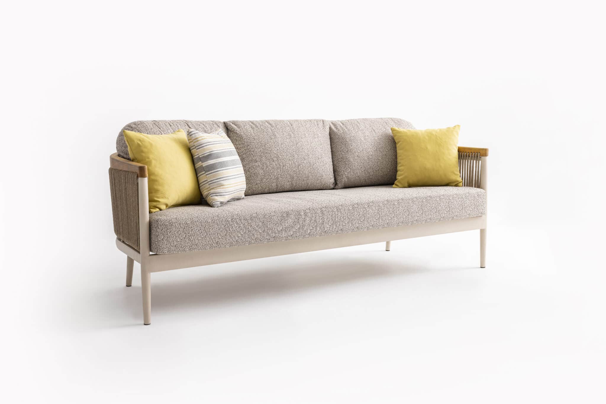 MINERVA Set mobilier pentru terasa/gradina, canapea, 2 fotolii si masa ...